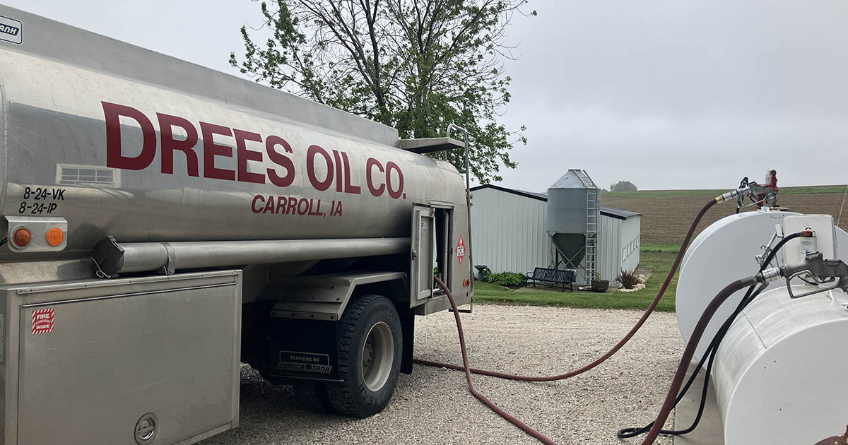 Diesel & Gasoline Delivery in West Central Iowa | Drees Oil